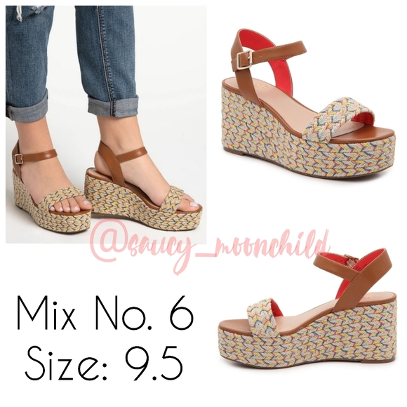 Mix No. 6 | Shoes | New Mix No 6 Cammie Wedge Woven Espadrille Sandal ...